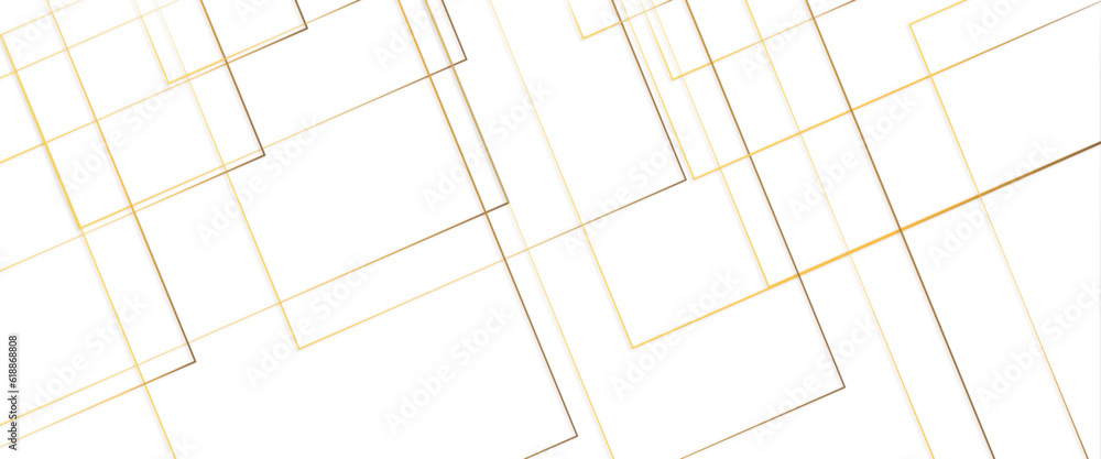 Abstract gold line vector background with geometric triangular or ...