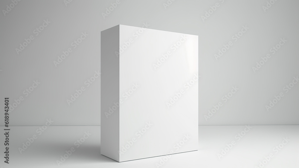 3D model mockup gift box ads and prints - Generative AI Stock ...