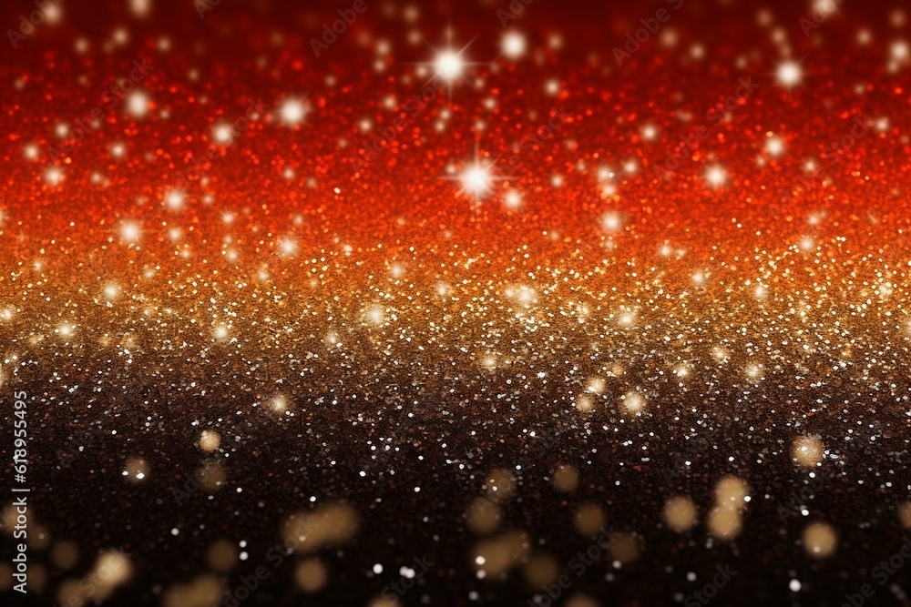 Sparkling Glamour: Red, Black, and Gold Glitter Background for Social ...