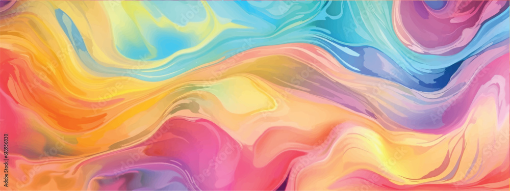 Multi layers color texture 3D papercut layers in gradient vector banner ...