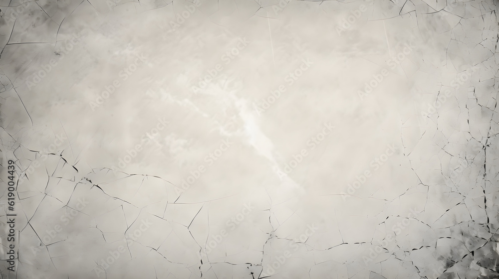 Grunge empty creased paper texture with torn edges frame and faded ...