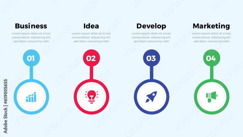 Infographic presentation template fully editable Stock Vector | Adobe Stock
