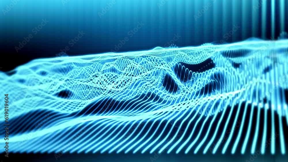 Stockvideon Sound wave. Dynamic vibration wallpaper. Abstract sound ...