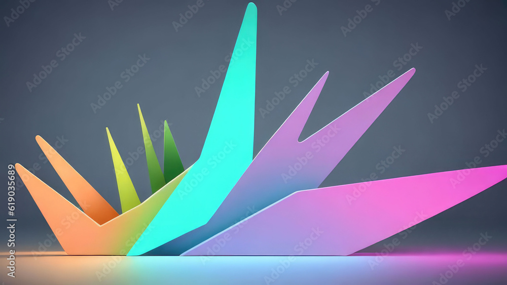 A minimalist 4K abstract background featuring an artistic blend of ...