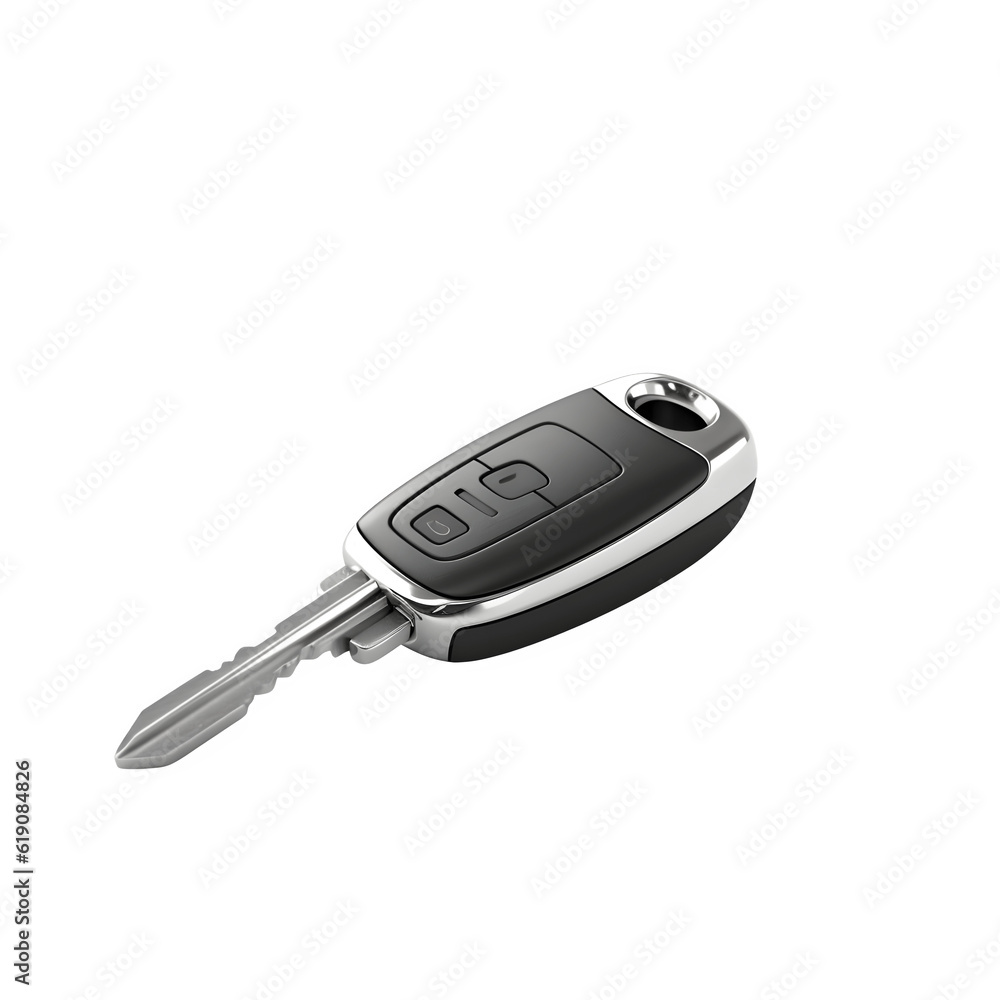 Black Car Key, automable, ignition key, vehicle key on transparent ...