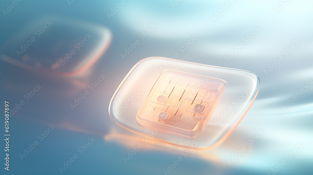 Innovative Future Micro Chip User Interface Transparent Tablet Touch ...