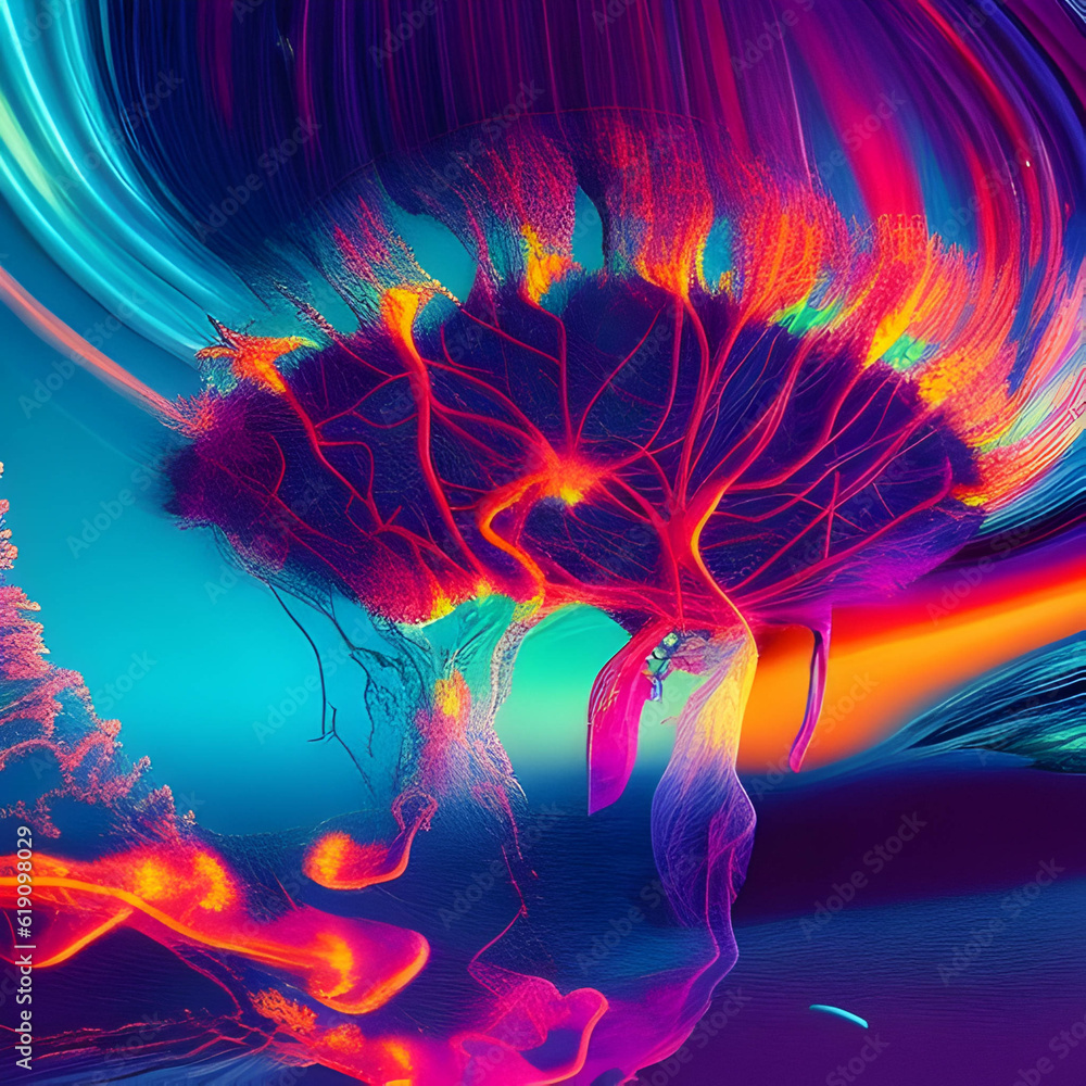 "Electrical Storm: A Captivating Illustration of Epileptic Seizure ...