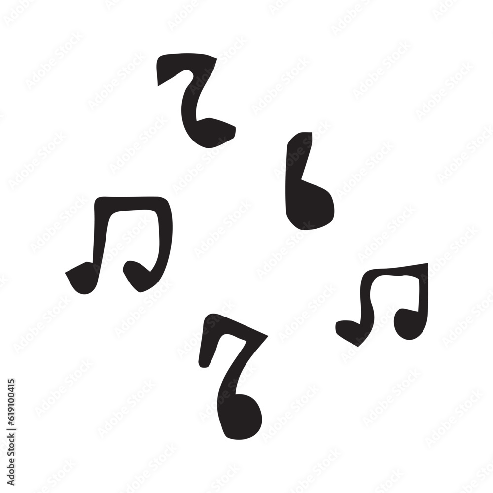 notes. different notes. game. music. musical instrument. bass. play ...