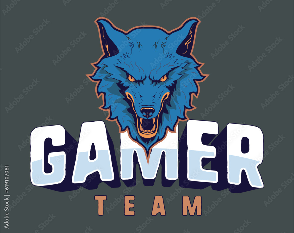 Logo Gamer template Stock Vector | Adobe Stock
