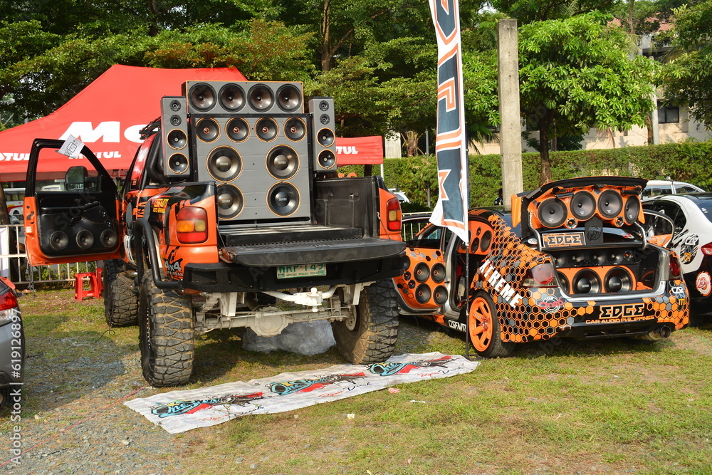 Edge car audio vehicles at Bumper to Bumper car show in Quezon City ...