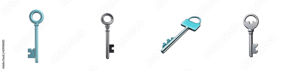 Key clipart collection, vector, icons isolated on transparent ...