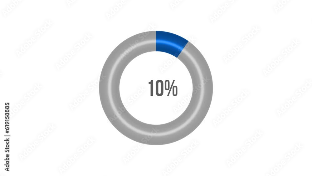 10 percent circle round Doughnut Pie chart motion graphic.10 percent ... 10 percent circle round Doughnut Pie chart motion graphic.10 percent ...