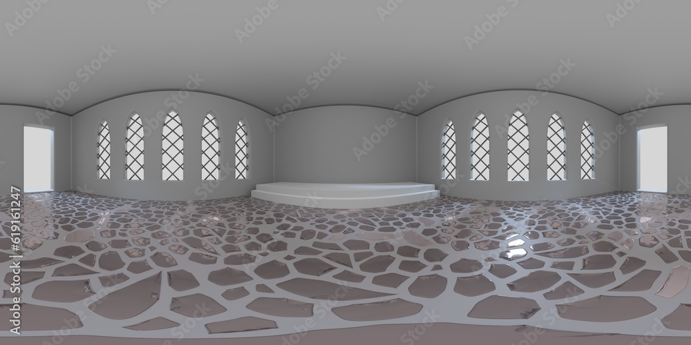 Full 360 degree hdri spherical panorama. 3D visualization 12K ...