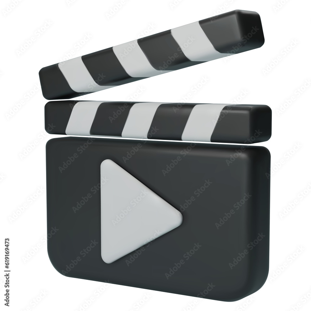 Clapper board icon. Media player icons. Video player icons. Film ...