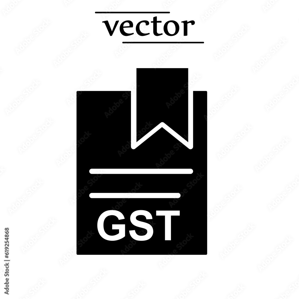 Goods and Service Tax acronym GST, indirect tax on the supply of goods ...