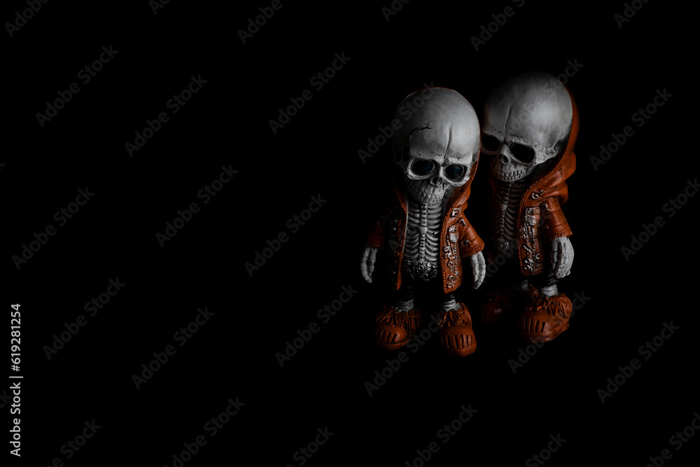 Skeleton people Halloween day of the dead Homemade by photographer ...