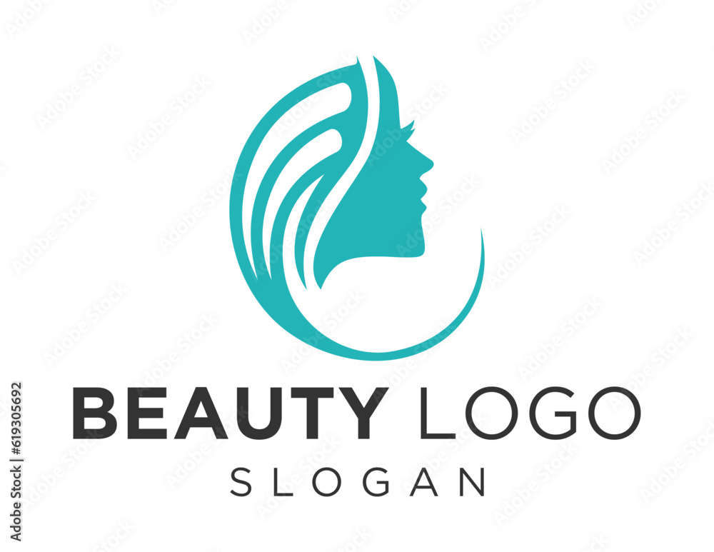 Logo design about Beauty on a white background. created using the ...