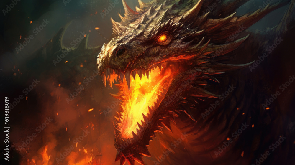 This remarkable portrait reveals the power and majesty of a mythical ...