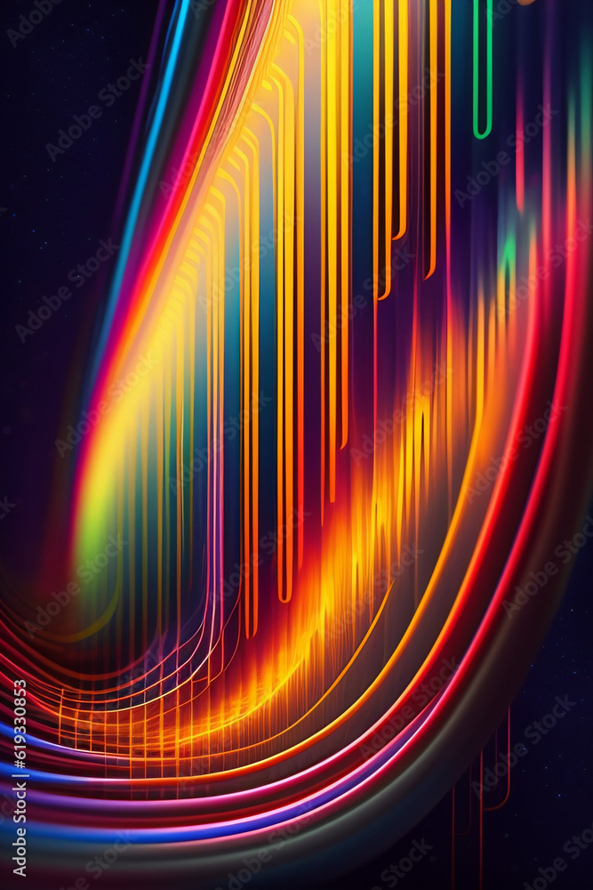 Neon Background Ai Generate Stock Illustration | Adobe Stock