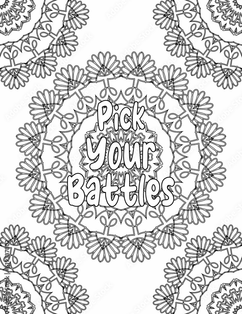 Printable Growth Mindset Coloring Pages, Mandala Coloring sheet for ...