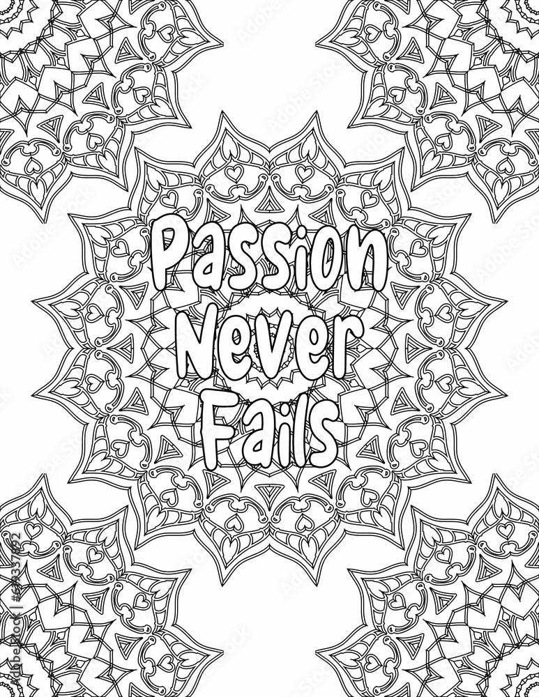 Printable Growth Mindset Coloring sheet , Mandala Coloring sheet for ...