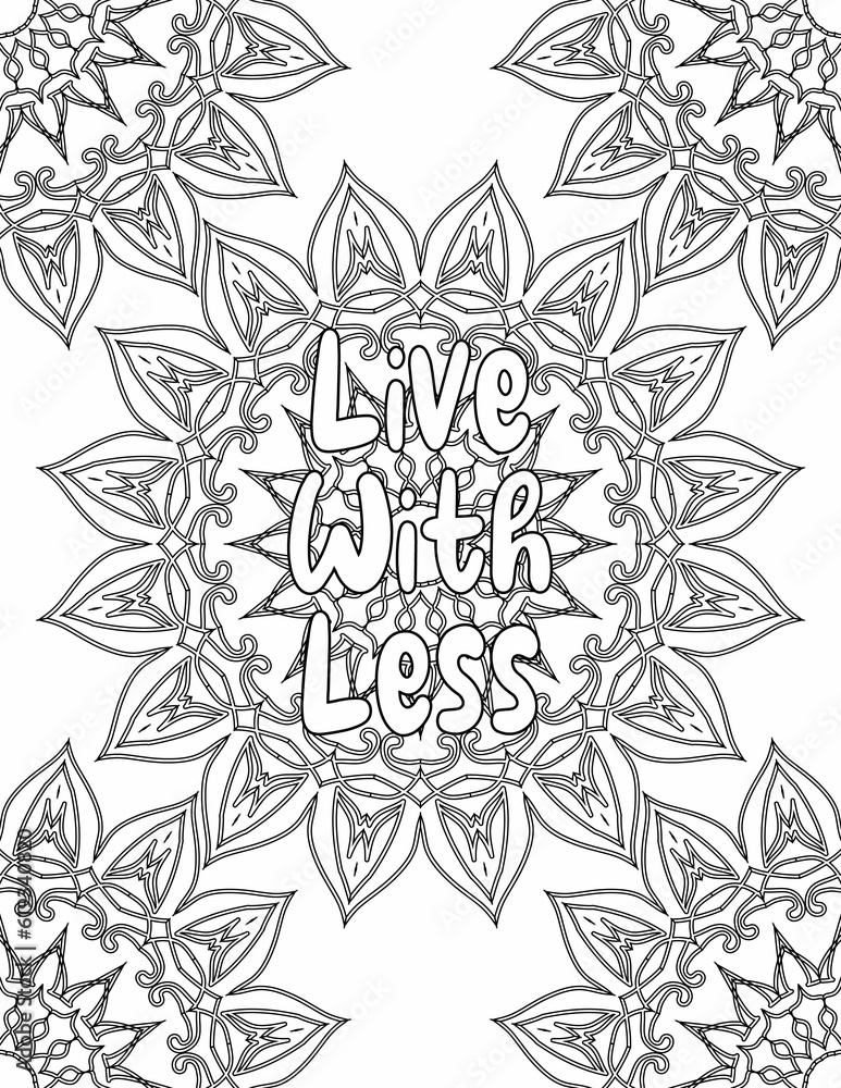 Growth Mindset Coloring Pages, Mandala Coloring sheet for Self-care for ...