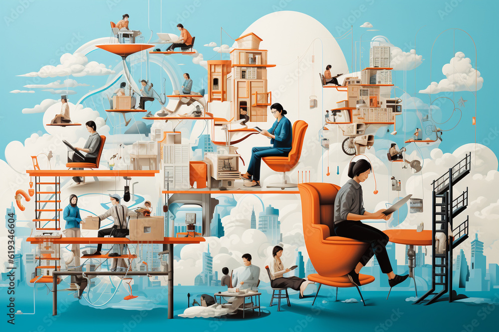 the everyday routines and challenges of busy people across different ...