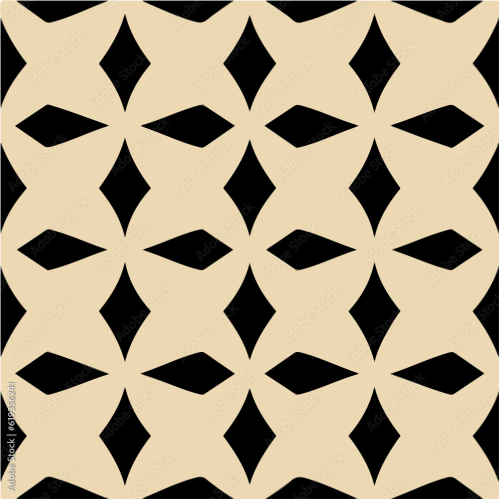 Captivating black and white pattern featuring a peppermint motif ...