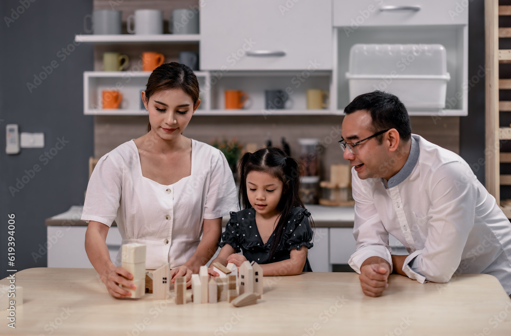 Parents teach values to their daughter and develop efficient habits via ...