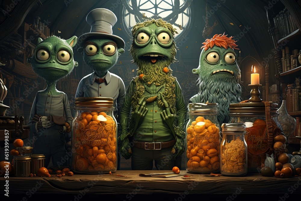 Pesto Crossover: Enter a peculiar world where famous characters from ...