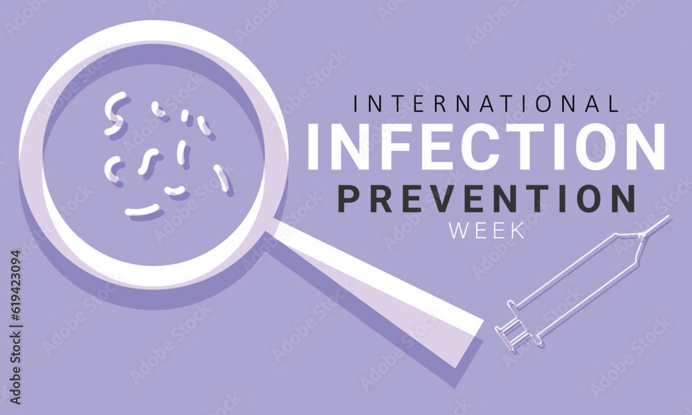 international infection prevention week. background, banner, card ...