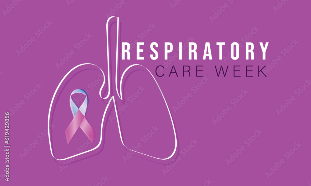 Respiratory Care week. background, banner, card, poster, template ...