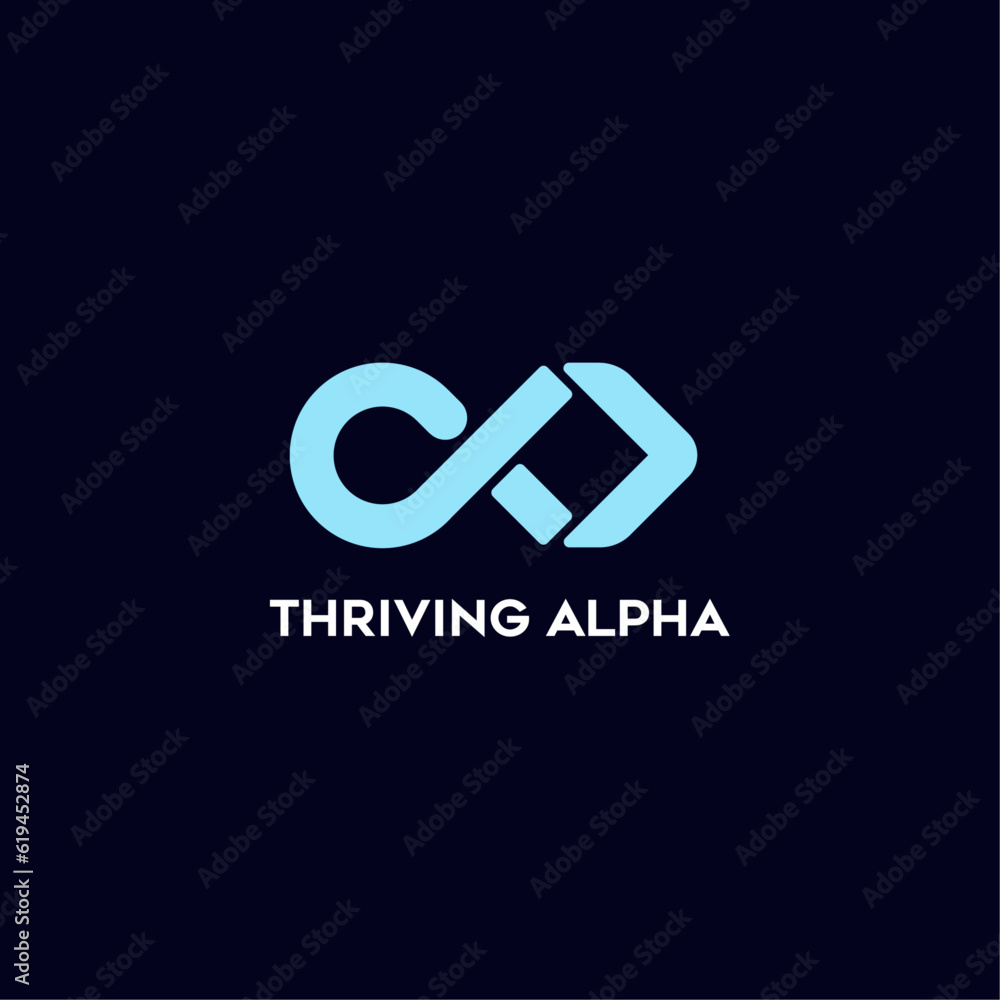 Letter A Alpha Logo Design. Creative Idea logos designs Vector ...