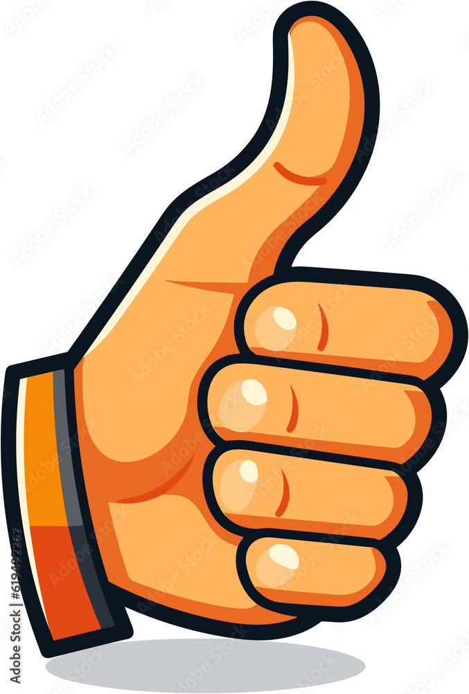 hand with thumbs up symbol Illustration Clipart AI Generative Image ...