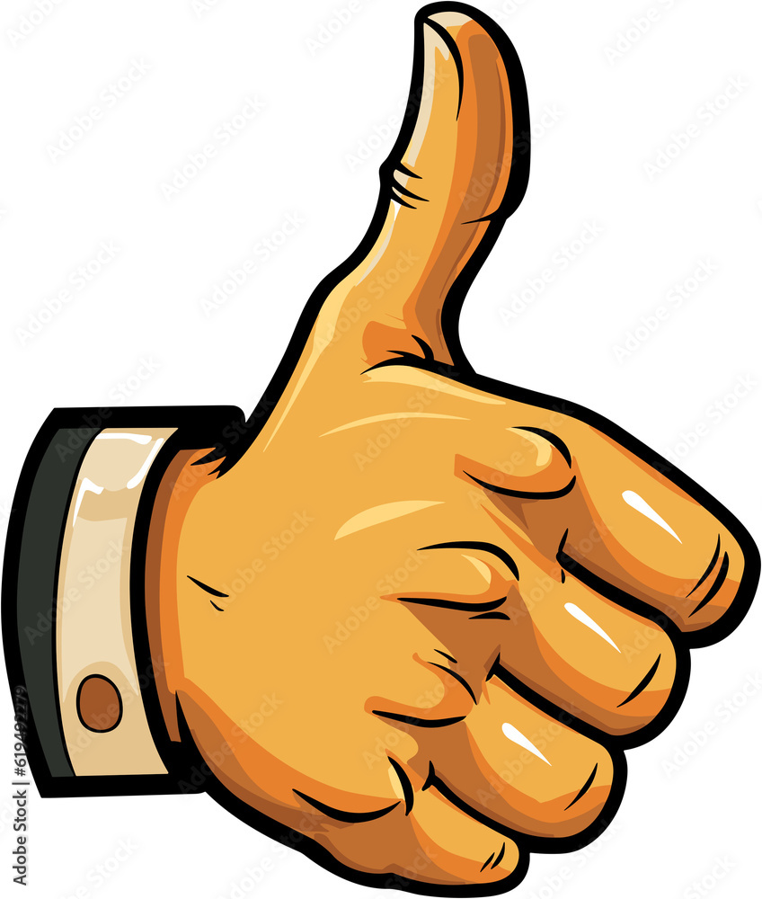 hand with thumbs up symbol Illustration Clipart AI Generative Image ...