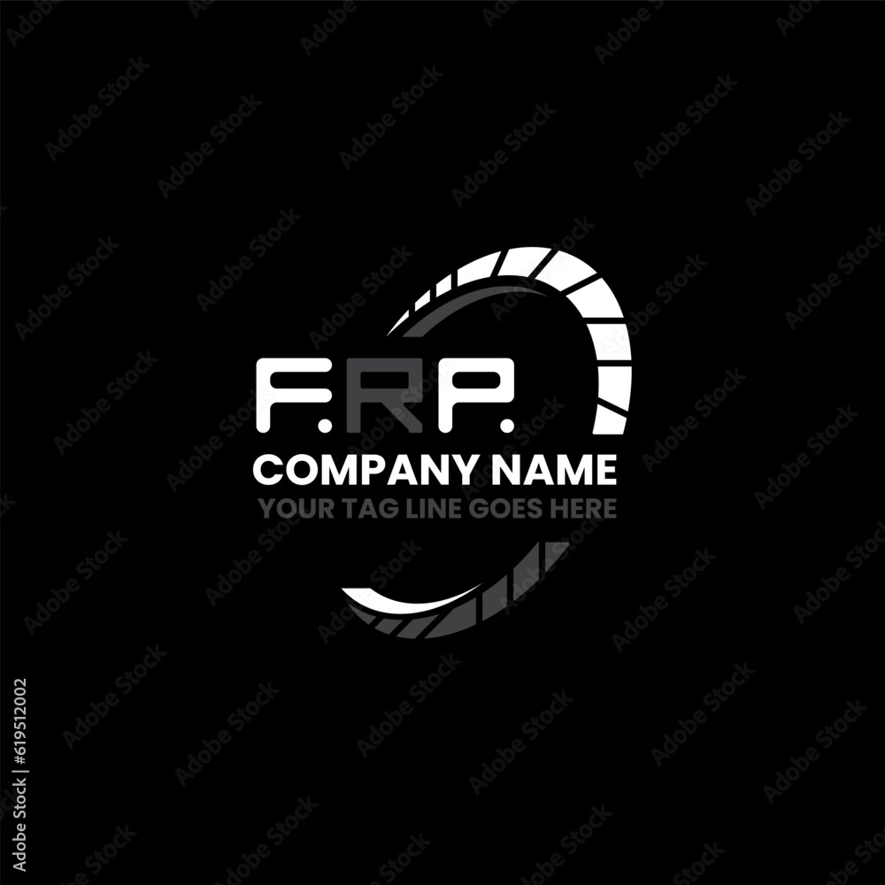 FRP letter logo creative design with vector graphic, FRP simple and ...