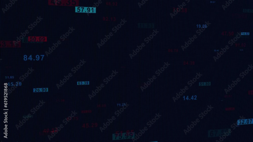 Digital Fly Binary Code Background Loop Data Binary Code Network 4k Loop Animation Stock ビデオ