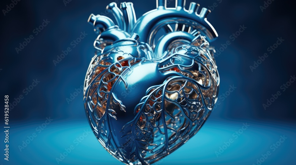 Human heart anatomy, Anatomically correct heart with venous system ...