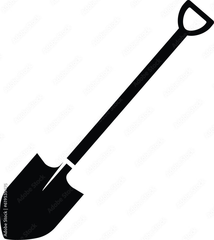 Transparent shovel icon png, vector illustration of an shovel icon in ...