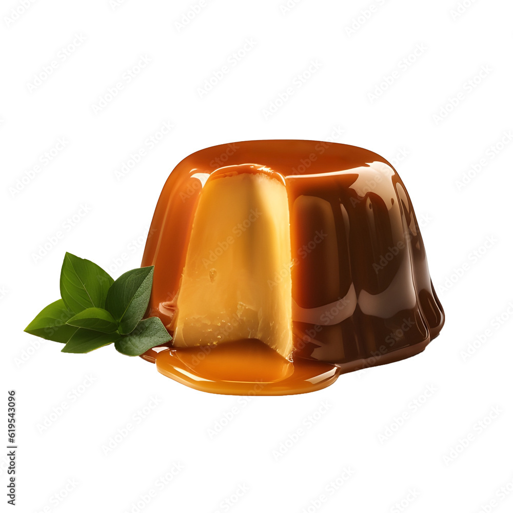Pudim de Leite - Brazilian flan topped with caramel sauce. Milk pudding ...