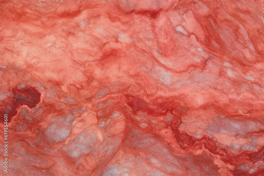 Elegant Italian Marble Texture in Fiery Red Hue. Generative AI Stock ...