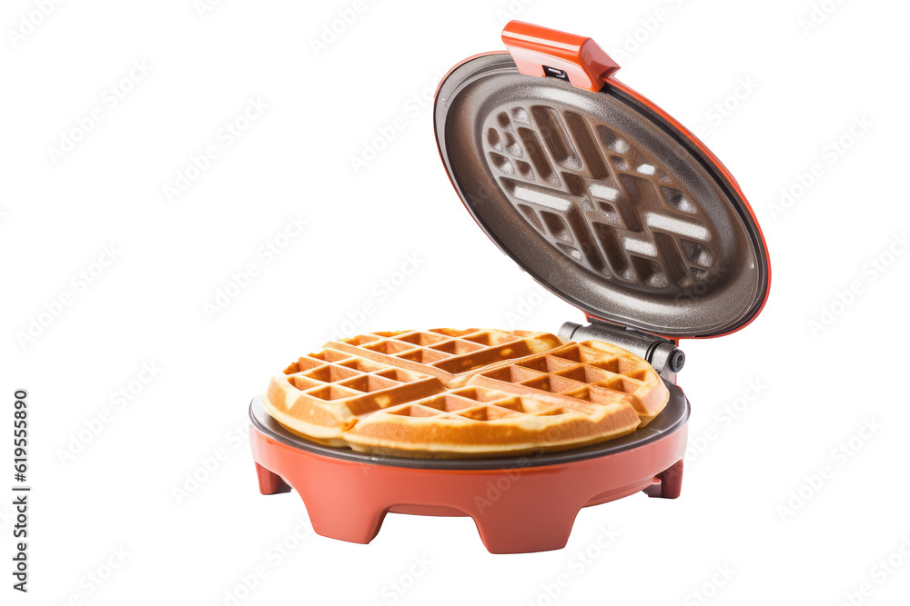 kitchen Waffle maker on transparent background (PNG). Generative AI ...