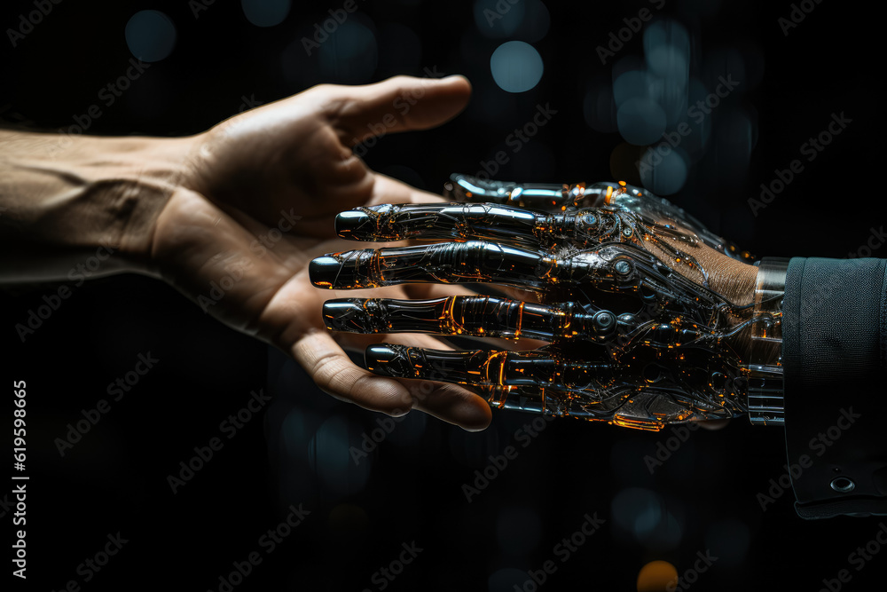 Illustrazione Stock AI and machine learning advancements showcased ...