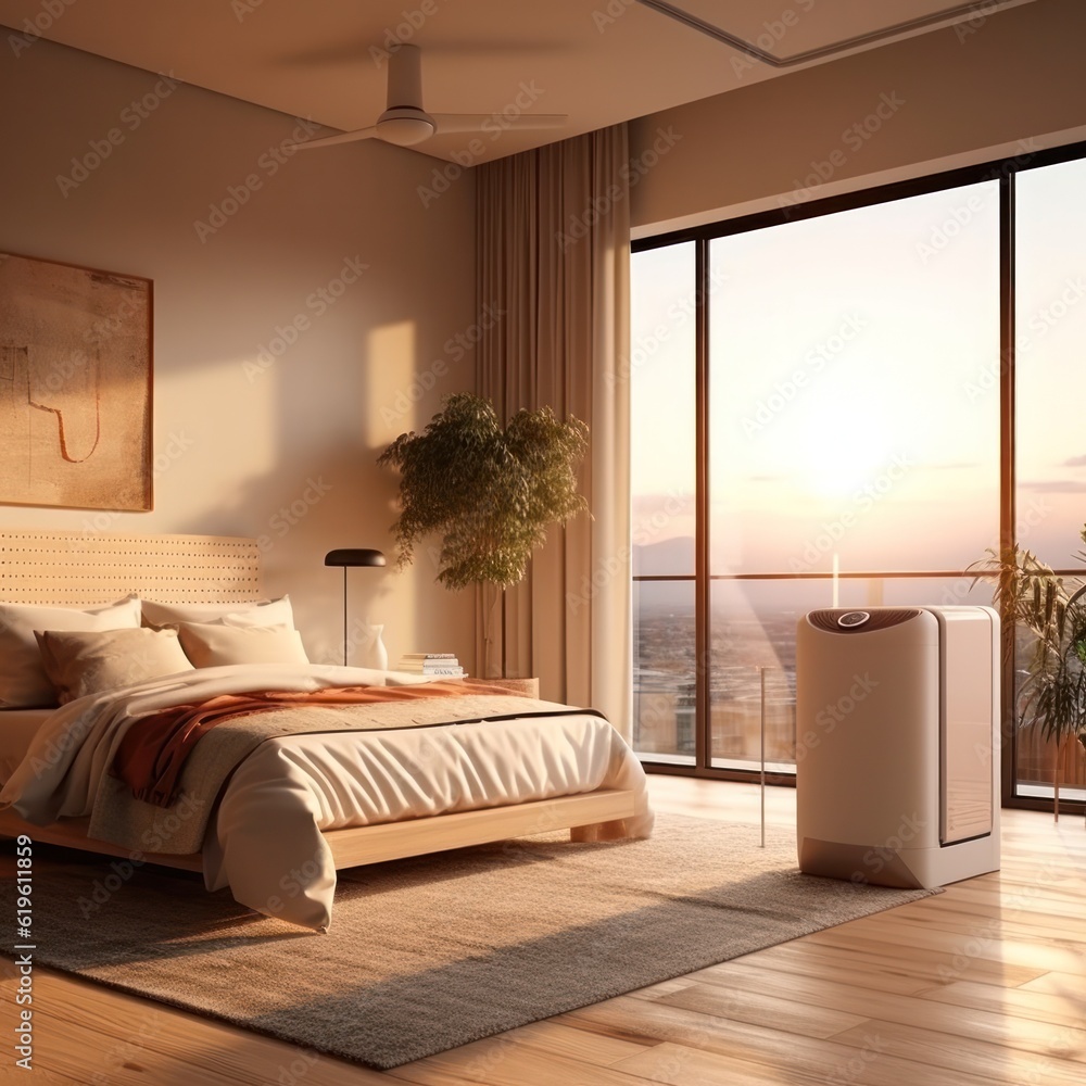 Air Dryer.Dehumidifier with touch panel, humidity indicator, UV lamp ...