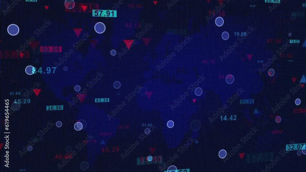 Digital Fly Binary Code Background Loop Data Binary Code Network 4k Loop Animation Stock ビデオ