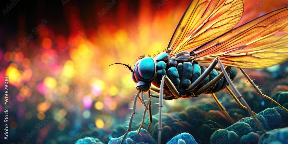 An Amazing Electron Microscope Background View of a Psychedelic ...