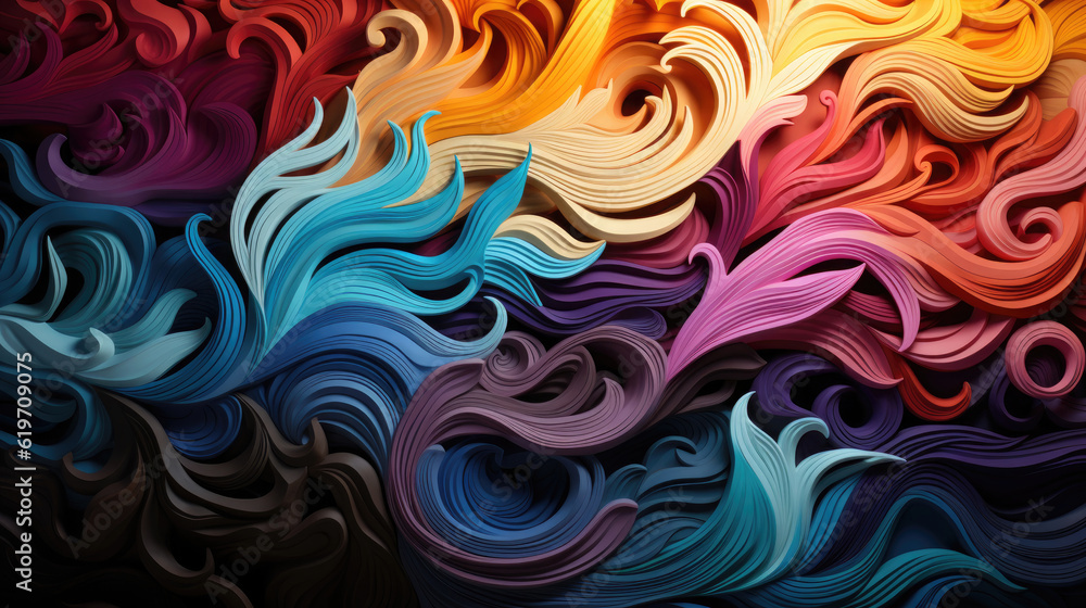 Colorfull Wave Background, HD, Background Wallpaper, Desktop Wallpaper ...