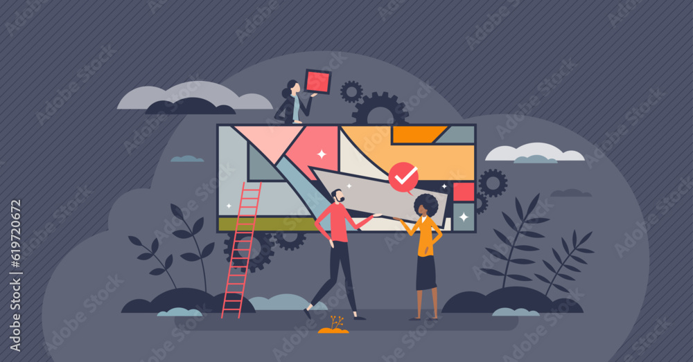 Organizational culture as company value or behavior style tiny person ...