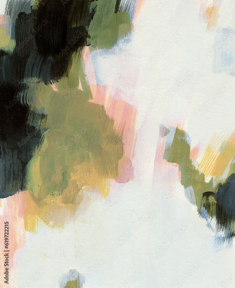 Beautiful modern abstract painting. Versatile artistic image for ...