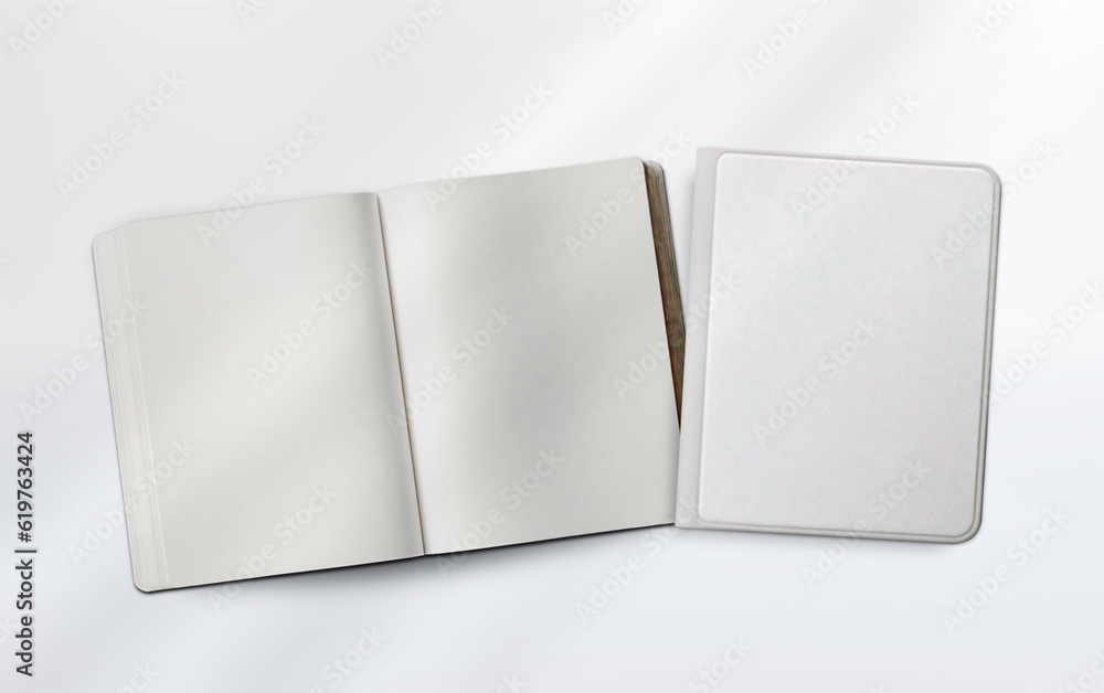 Realistic Book template render isolated Stock Illustration | Adobe Stock